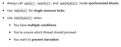 Difference Between Notify And Notifyall In Java