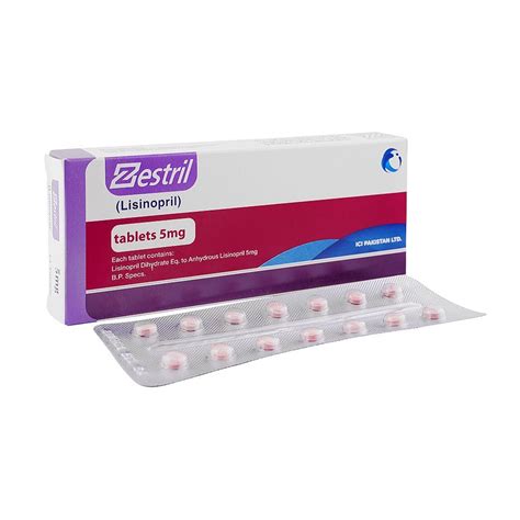 Zestril 5mg 14 Tablets One Health