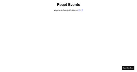React Eventsstate Codesandbox