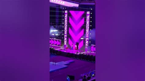 竞技体操超级特别的出场方式！像打游戏一样的人物角色选择~我为亚运打call 现场看亚运也太嗨了 杭州亚运会 中国体操 张博恒 Youtube