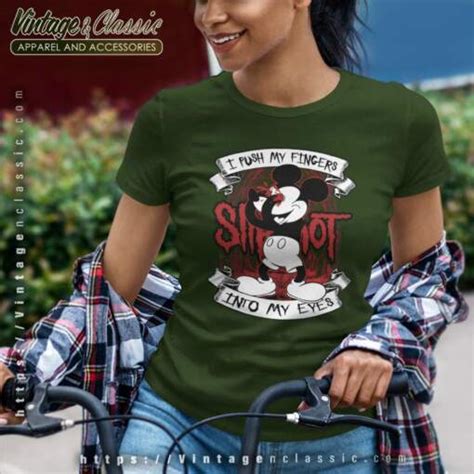 Slipknot Shirt I Push My Fingers Into My Eyes Vintagenclassic Tee