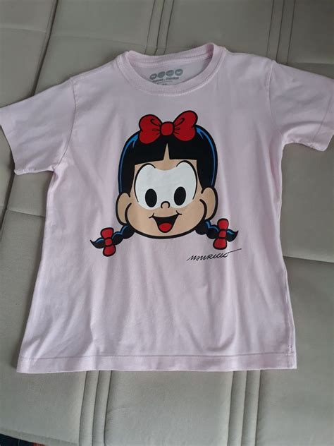 Camiseta Turma Da Mônica Rosinha Roupa Infantil Para Menina Turma Da