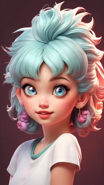 Premium Ai Image A Cute Tiny Girl With A Shocked Expression On Her Face