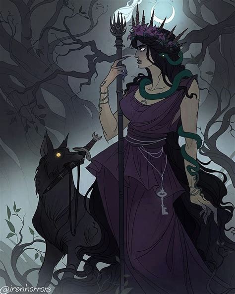 Irenhorrors On Instagram Hecate Greek Goddess Of Crossroads She Is