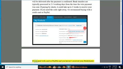 Fix Bitdefender Activation Code Not Receiving Youtube