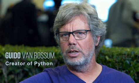 A Microsofthoz Igazol Guido Van Rossum A Python Atyja Python Proghu