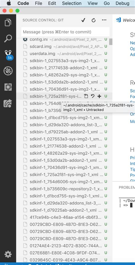Git Extension Picks Up Unopened Folder Issue Microsoft Vscode GitHub