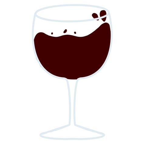 Round Wine Drinking Glass 28629558 Png