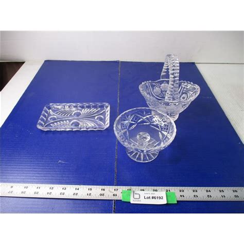 Clear Glass Items Bodnarus Auctioneering
