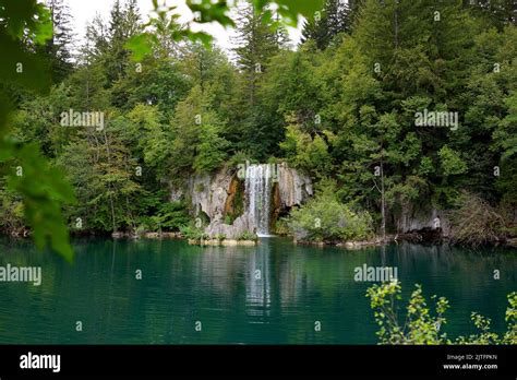 Waterfalls At Plitvice Lakes Croatia Nacionalni Park Plitvicka Jezera