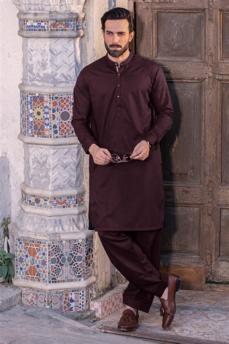 Burgundy With Matching Metal Glass Shine Button Inside Patti Stripe Em