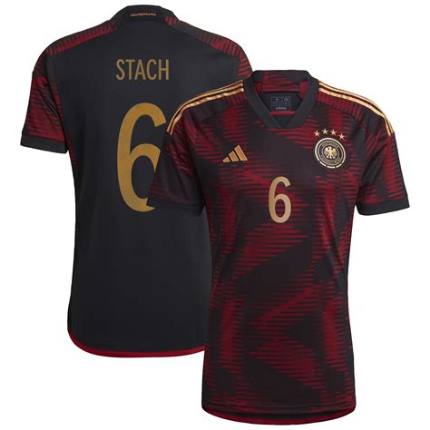 Mens Germany Anton Stach 202223 International Away Football Jersey