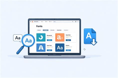 How To Add New Fonts From Microsoft Store On Windows 1110 Step By