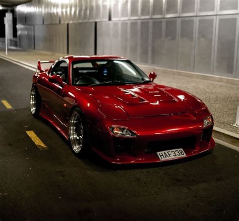 Mazda Rx7 In Soul Red Color