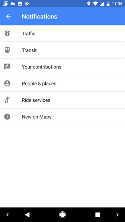 Google Maps Beta Adds Notification Channels For Android O Android Authority