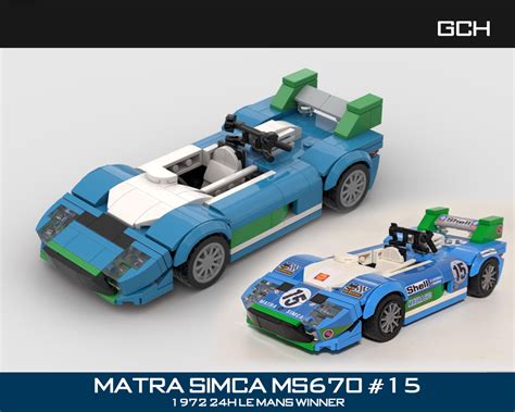 Lego Moc 207885 Matra Simca Ms670 15 1972 Le Mans Winner By Gch