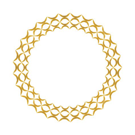 Golden China Wind Pattern Frame Vector Art Golden China Wind China