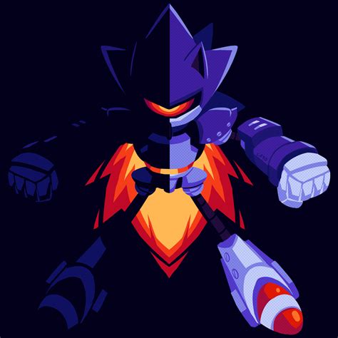 Mecha Sonic By Cryogx On Newgrounds