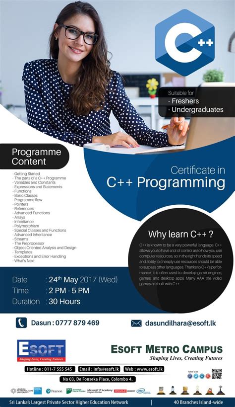 Esoft Metro Campus On Linkedin Want To Learn One Of The Most Powerful Programming Languages In