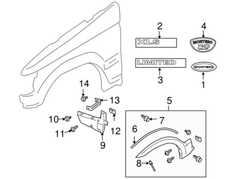 MR492418 - Flare Retainer Clip 2003-2006 Mitsubishi | Mitsubishi Direct ...
