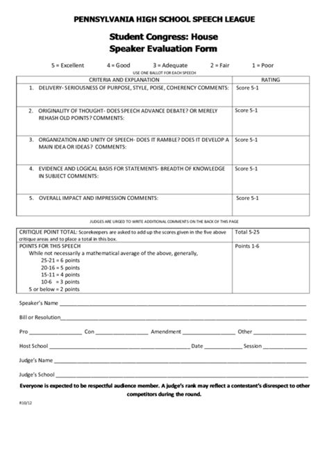 Top Speaker Evaluation Form Templates Free To Download In Pdf Format Top Speaker Evaluation Form Templates Free To Download In Pdf Format