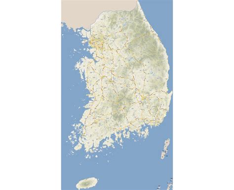 Карты Южной Кореи | Коллекция карт Южной Кореи | Азия | Maps of the ...