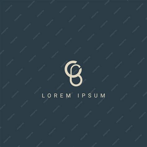 Premium Vector Minimal Creative Initial Based Cb Logo And Bc Logo