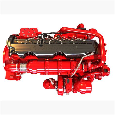 Cummins X12 Truck Engine 3d Model Download Engine On
