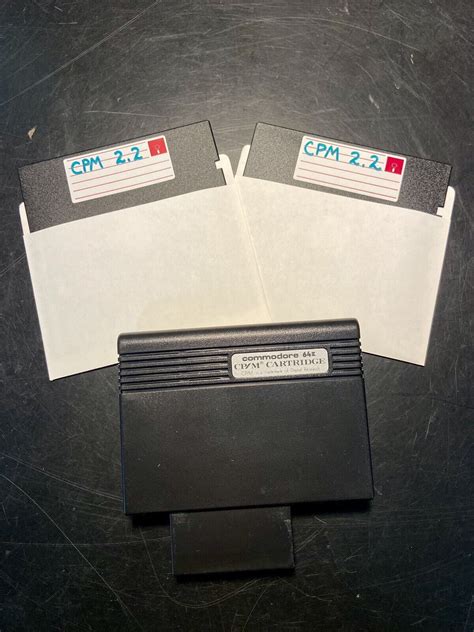 cp m version 2 2 commodore 64 cartridge oem w 2 boot disks works c64