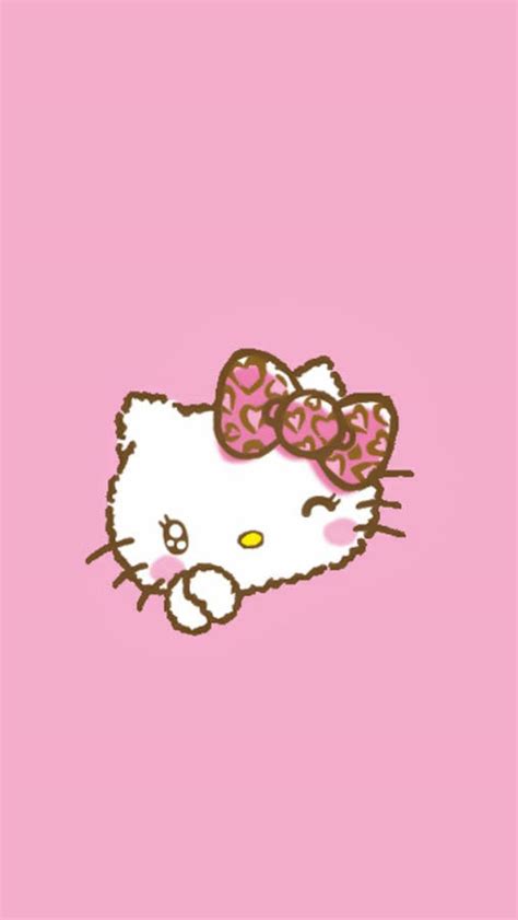 Winking Hello Kitty Aesthetic Wallpaper Wallpapersok