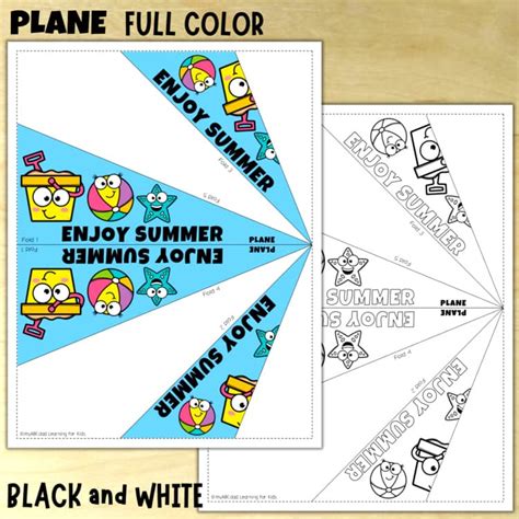 Stem Challenge Paper Airplane Plane Vs Jet Summer Science Activity
