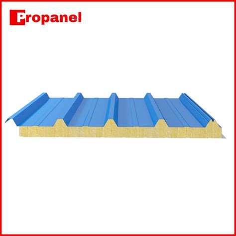 Custom Rock Wool Sandwich Roof Panel Supplier Rock Wool Sandwich Roof