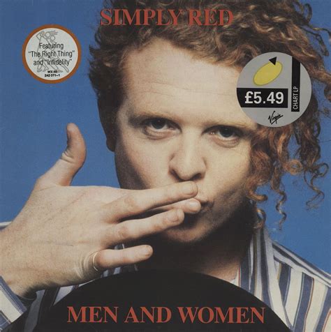 Simply Red Men And Women Hype And Price Stickered Uk Vinyl Lp