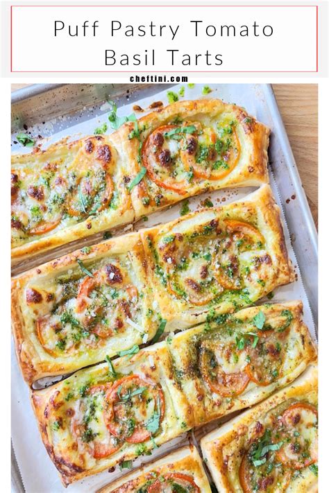 Puff Pastry Tomato Tarts Cheftini