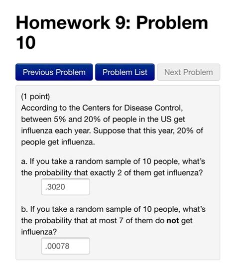 Solved Homework 9 Problem 10 Previous Problem Problem List