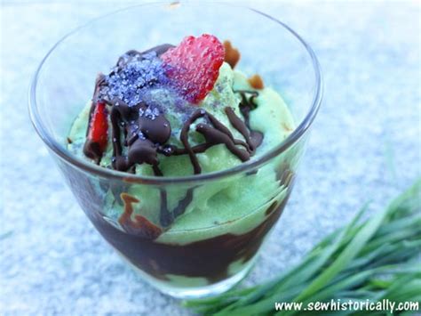 Vegan Wheatgrass Pineapple Ice Cream Sew Historically