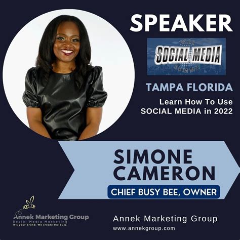 Simone Cameron On Linkedin Stevehopper Socialmedia Events Angieminucci Tampaflorida…