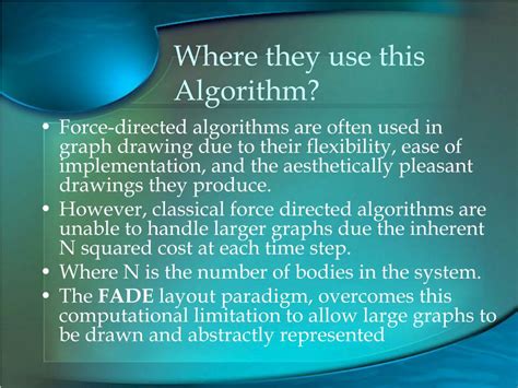 Ppt Force Directed Algorithm Powerpoint Presentation Free Download