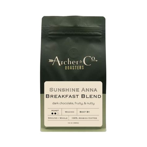 Sunshine Anna Breakfast Blend Archer And Company Roasters