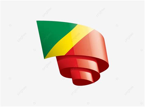 Congo National Flag Congolese Symbol Vacation Insignia Emblem Png