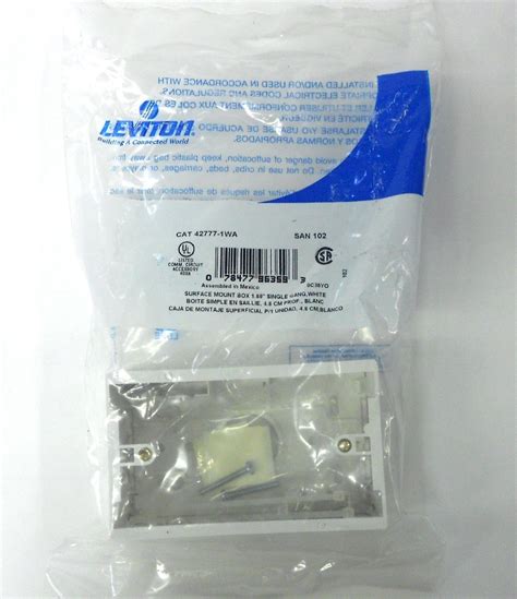Leviton Surface Mount Box Leviton 1 Gang Switch Surface Mount Box