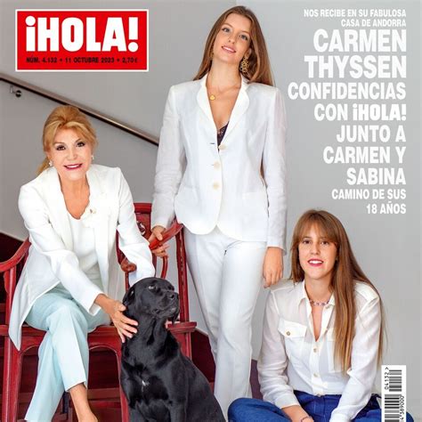 Así Hemos Visto Crecer A Carmen Y Sabina Thyssen En ¡hola