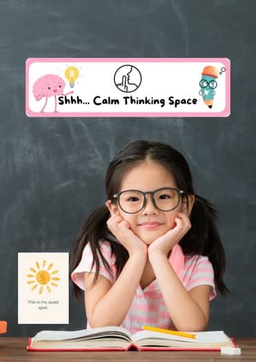 The No Talk Table Toolkit A Calm Quiet Focus Space For Your Classroom