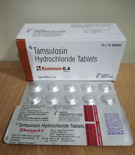 Tamsulosin Hydrochloride Tablet At ₹ 900box Tamsulosin Hydrochloride