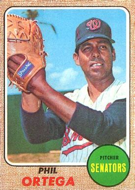 1968 Topps Phil Ortega 595 Baseball Vcp Price Guide