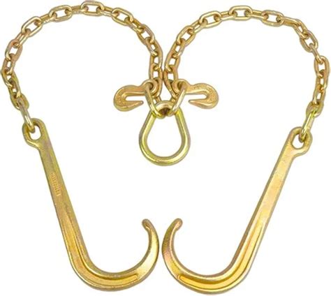 G70 Towing Transport Flatbed Truck Safety Chain V Bridle With Double 15