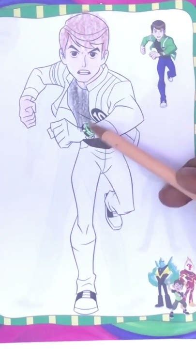 أفضل طريقة رسم بين تين سهل جداً للمبتدئين تلوين Youtube