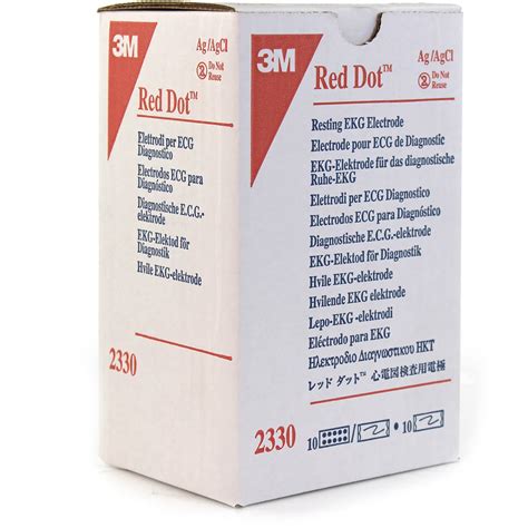 3m Red Dot Ecg Diagnostic Electrodes X 500 Medisave Uk
