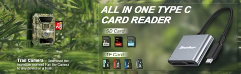 Hicober Usb C To Sd Card Reader Micro Sd Memory Card Reader Type C To Sd Card Reader Adapter