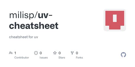 Github Milispuv Cheatsheet Cheatsheet For Uv